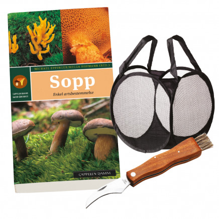 Sopp - bok, kurv og kniv (Pakke) | Bestselgerklubben